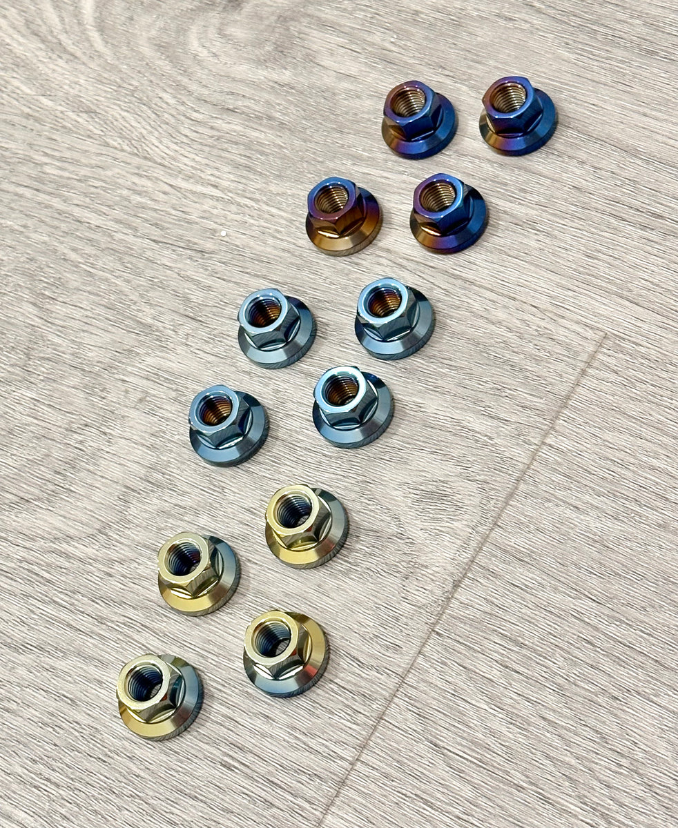Titanium Strut Brace Nuts – Supertec Racing