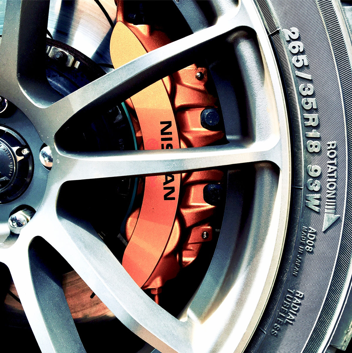 R35 Brake Conversion Kit (Skyline, S13/14/15, 300ZX) - Brackets Only ...